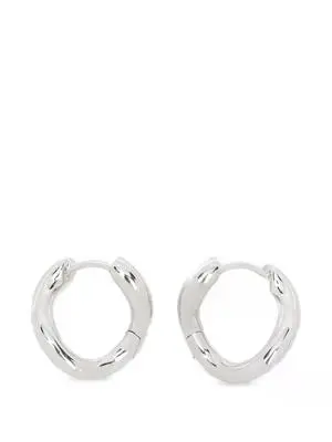 Tom Wood River Hoop Earrings - Silver