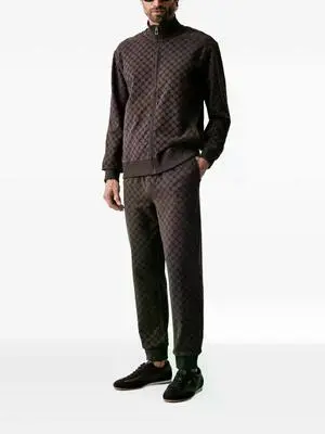 JOOP! Cornflower-pattern Zip-up Sweatershirt