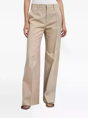 Brunello Cucinelli Pressed-crease Tailored Trousers - Neutrals