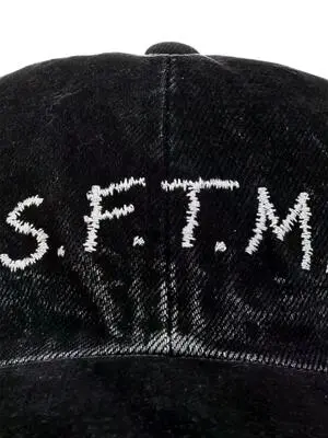 SONG FOR THE MUTE Logo-embroidered Denim Cap