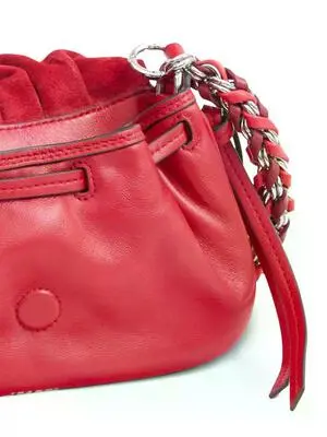 Isabel Marant Étoile Bolton Xs Pleated-leather Shoulder Bag