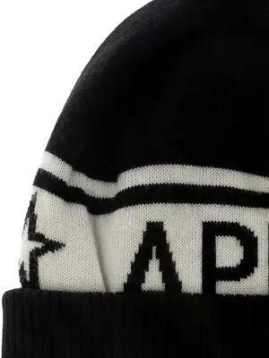 Perfect Moment Logo-intarsia Pompom Beanie Hat