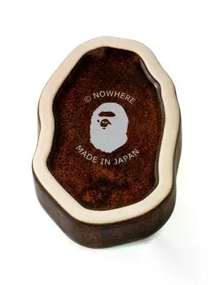 A BATHING APE Ape Head Porcelain Plate - Brown