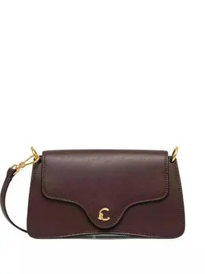 COCCINELLE Mini C-me Logo-plaque Shoulder Bag - Red