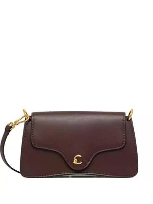 COCCINELLE Mini C-me Logo-plaque Shoulder Bag - Red