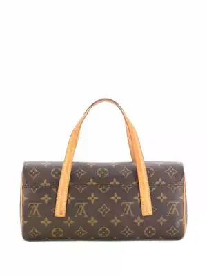 LOUIS VUITTON Sonatine Handbag Monogram Canvas Satchel