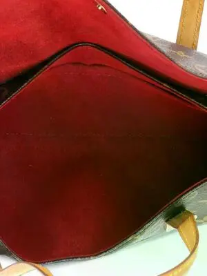 LOUIS VUITTON Sonatine Handbag Monogram Canvas Satchel