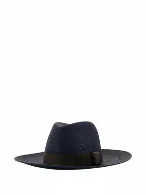 Brunello Cucinelli Grosgrain-trim Fedora Hat