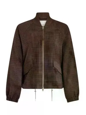 Varley Keagan Check Blouson Jacket