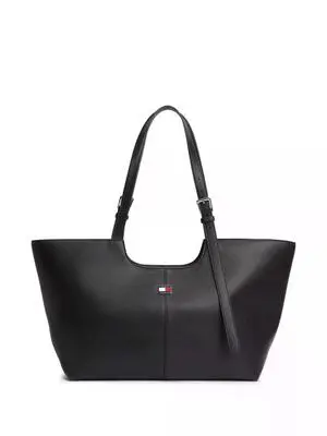 Tommy Hilfiger Logo-plaque Shoulder Bag - Black