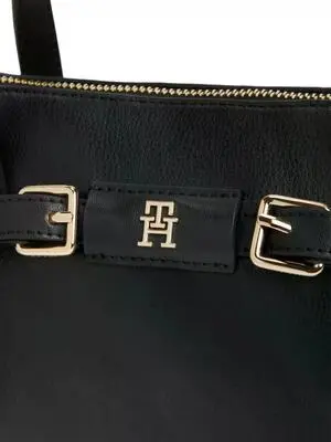 Tommy Hilfiger Buckled Logo-plaque Tote Bag