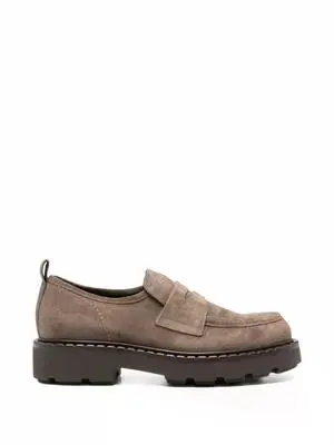 GUGLIELMO ROTTA Wallace Suede Loafers - Brown