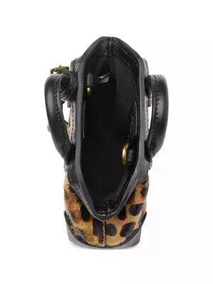 Ash Micro Joly Leopard-print Tote Bag