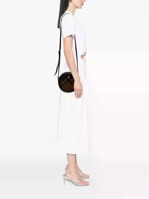 Gucci 2016-2026 Gg Velvet Ophidia Round Crossbody Bag - Black