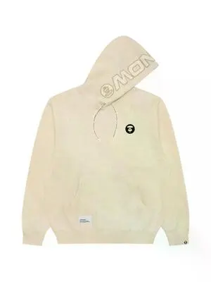 AAPE BY *A BATHING APE Logo-patch Hoodie - Neutrals