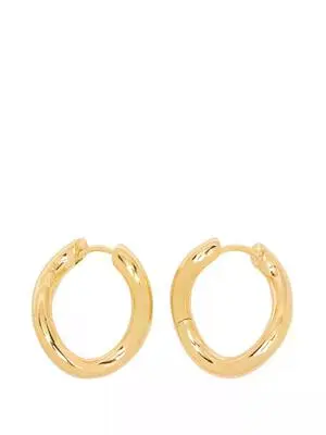 Tom Wood River Twisted-hoop Earrings - Gold