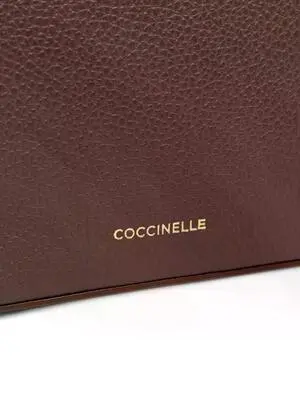 COCCINELLE Grained Leather Shoulder Bag