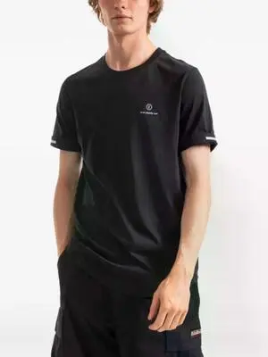 CIELE Logo-print Crew-neck T-shirt - Black