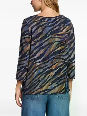 BETTY BARCLAY Tiger-print Sweater