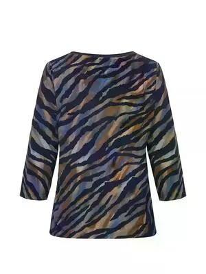 BETTY BARCLAY Tiger-print Sweater