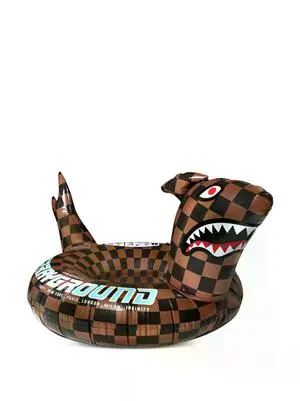 SPRAYGROUND Shark Stash Check-pattern Floaty
