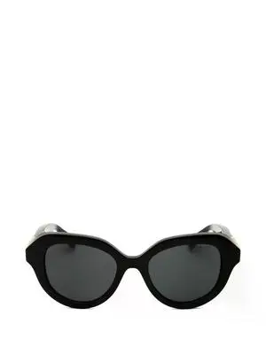 SWAROVSKI Crystal-embellished Geometric-frame Sunglasses