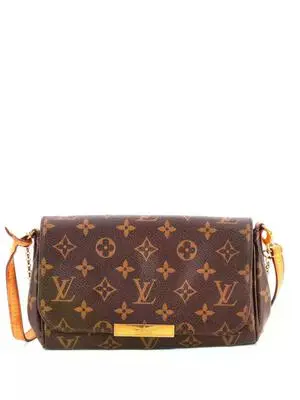 LOUIS VUITTON Favorite Handbag Monogram Canvas Pm Clutch Bag - Brown