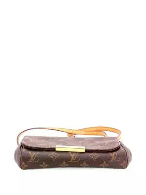 LOUIS VUITTON Favorite Handbag Monogram Canvas Pm Clutch Bag - Brown