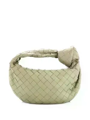 Bottega Veneta Bv Jodie Intrecciato Nappa Mini Hobo Bag - Green