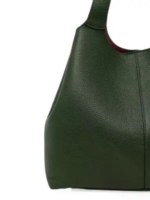 COCCINELLE Large C-easy Grained Leather Shoulder Bag