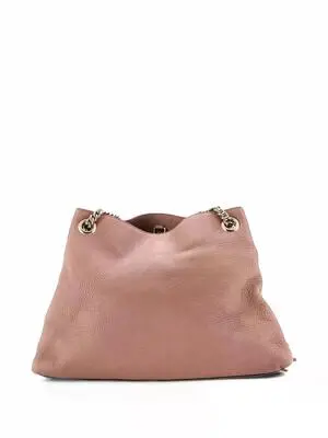 Gucci Soho Chain Strap Leather Medium Shoulder Bag - Neutrals
