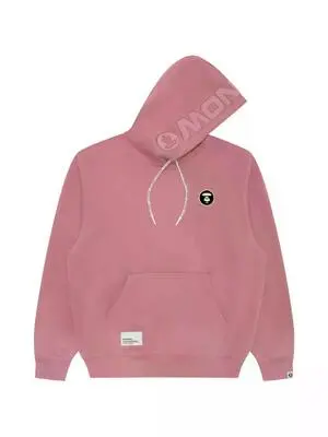 AAPE BY *A BATHING APE Logo-patch Drawstring Hoodie - Pink