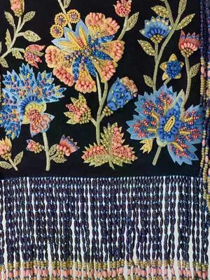Etro Bead-embellished Fringed Shoulder Bag