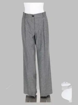 Dolce & Gabbana Pantalone In Flanella - Gray