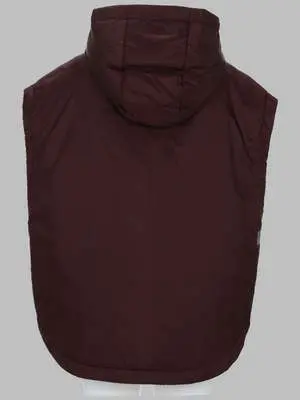 Max Mara Gilet Imbottito Con Cappuccio