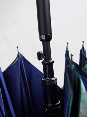 Ralph Lauren Mlb Logo-appliquéd Checked Shell Umbrella