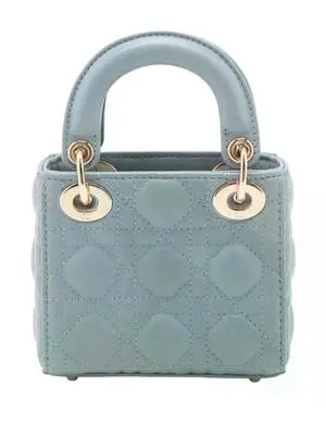 Dior 2015-2026 Mini Lambskin Cannage Lady Satchel