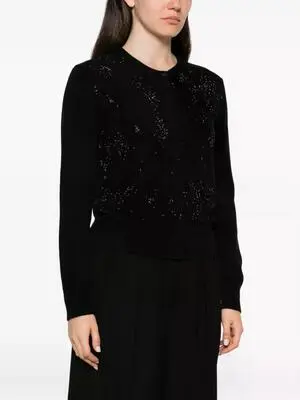 Max Mara Rhinestone-embellished Cardigan