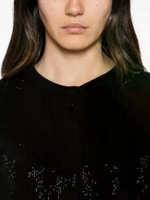 Max Mara Rhinestone-embellished Cardigan