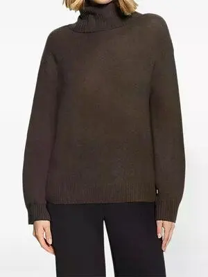 BETTY BARCLAY High-neck Cashmere Sweater - Brown
