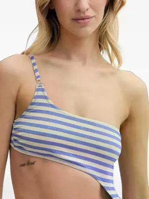 BENETTON Striped Cut-out Swimsuit