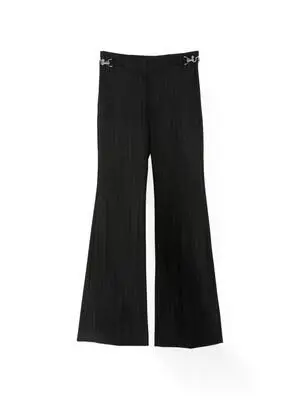 Sportmax Pinstripe Wide-leg Trousers