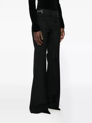 Sportmax Pinstripe Wide-leg Trousers