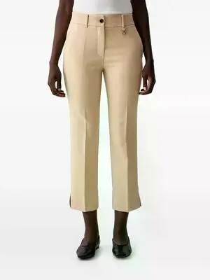 JOOP! Pressed-crease Cropped Trousers - Neutrals