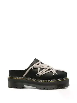 Rick Owens X Dr. Martens Megalace Mules - Black