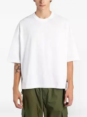 Comme Des Garçons Logo-tag T-shirt - White
