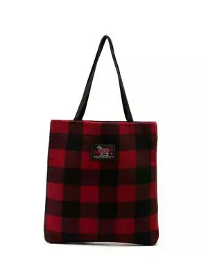 Woolrich Check-pattern Tote Bag