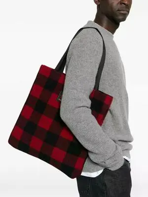 Woolrich Check-pattern Tote Bag