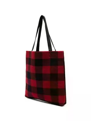 Woolrich Check-pattern Tote Bag