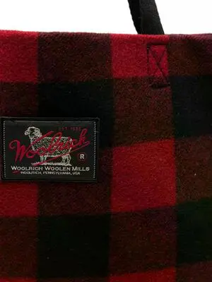 Woolrich Check-pattern Tote Bag